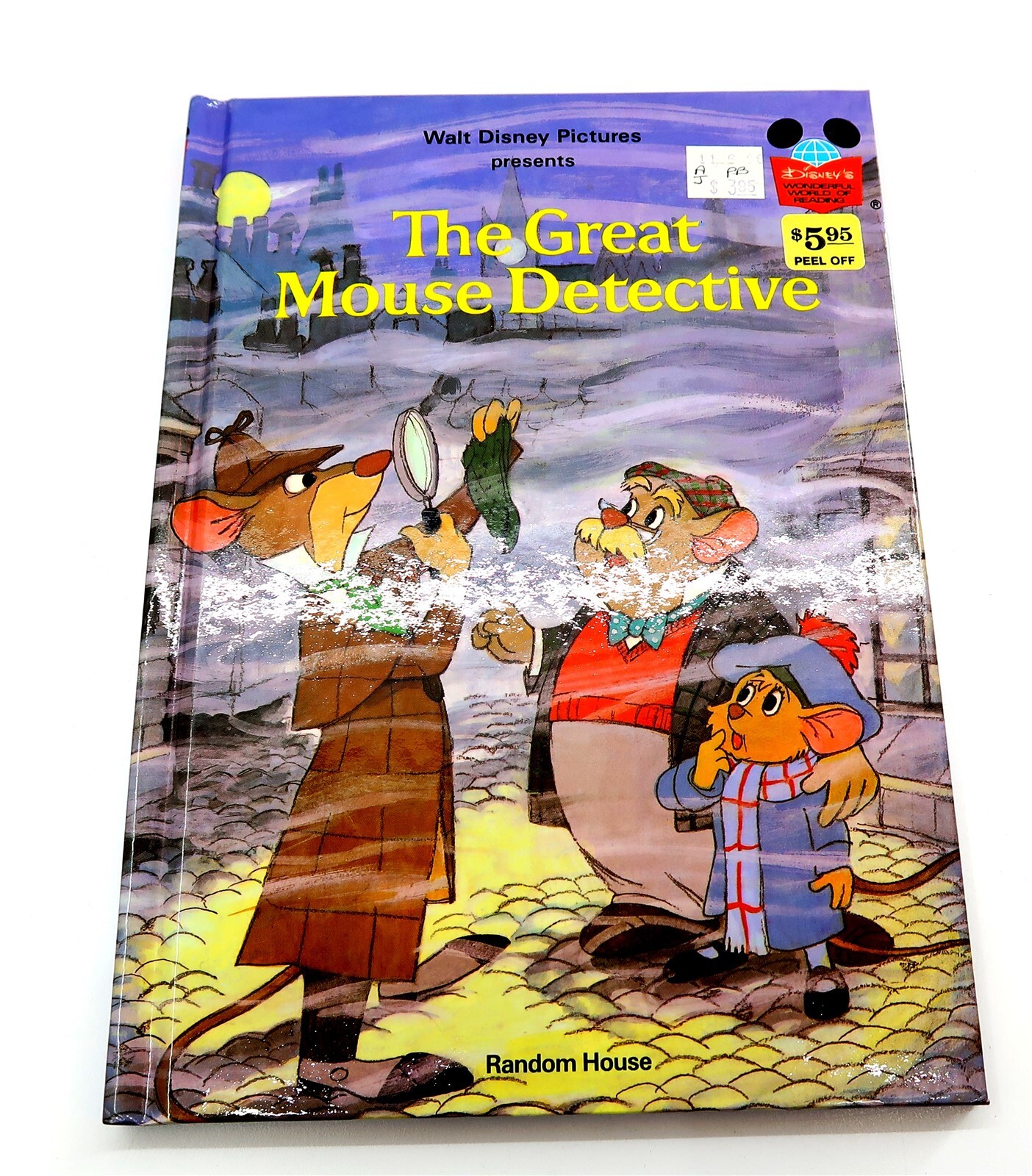 1986 Walt Disney's THE GREAT MOUSE DETECTIVE | Grelly USA