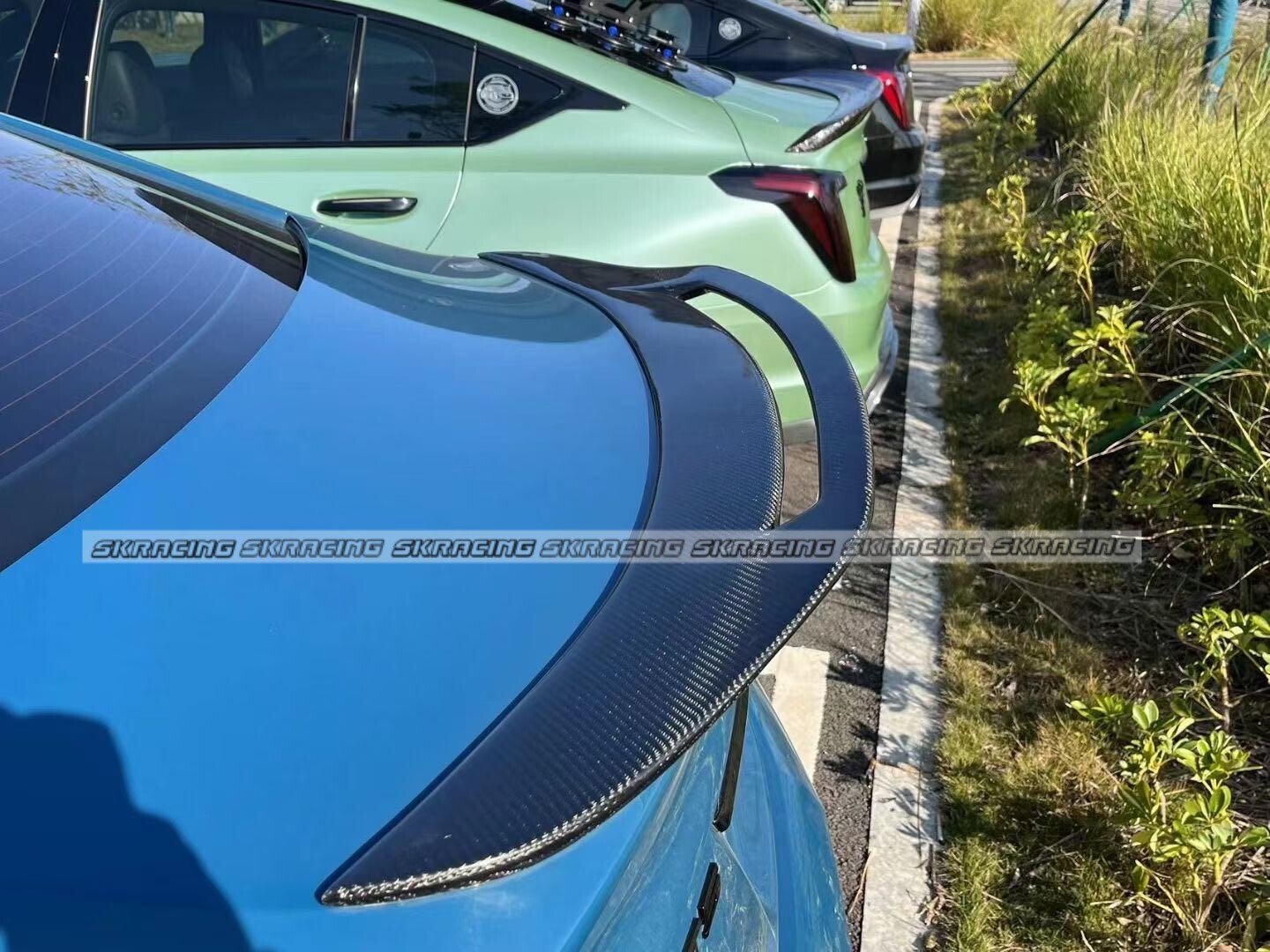 For Cadillac CT5 2020-2022 Real Carbon Fiber Rear Trunk Spoiler Wing ...