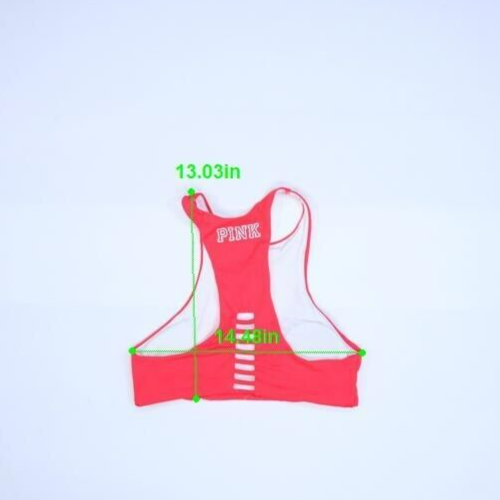 Pink Victorias Secret Womens Red Beach Squad Racerback Swimwear Bikini ...