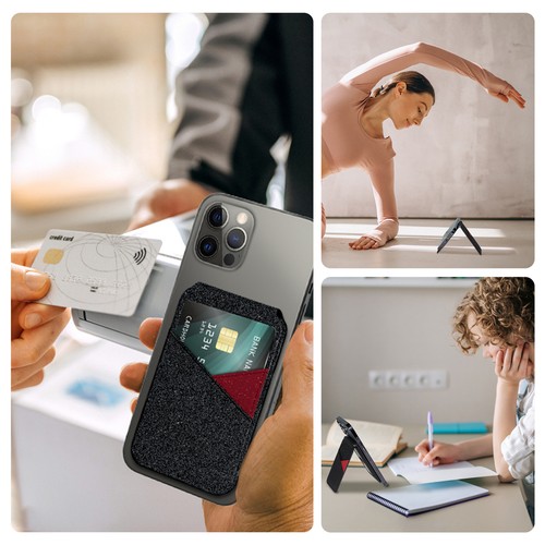 Magnetic Wallet Magsafe Wallet with Stand iPhone 16/15/14 Card Holder ...