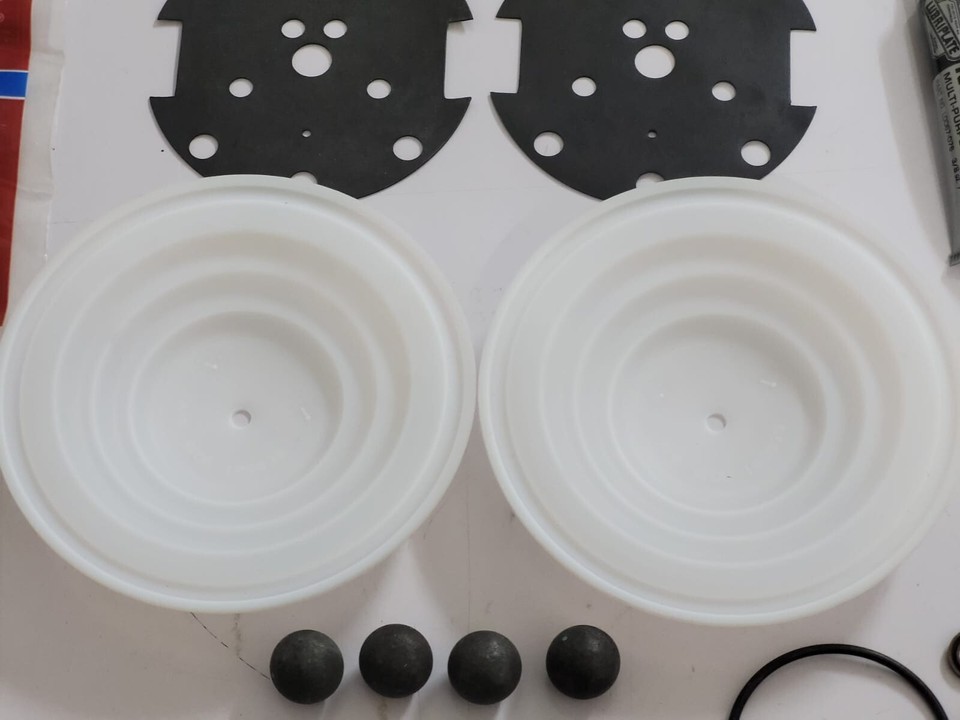 Fluid Section Repair Kit for Husky 515 / 716 Diaphragm Pumps D05XXX NEW ...