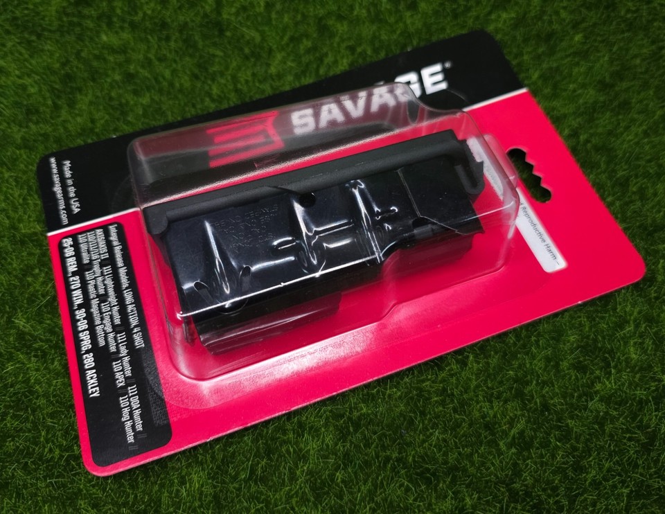 Savage Arms Magazine For Axis Series 25-06/.270/.30-06 - 4 Round Rifle ...