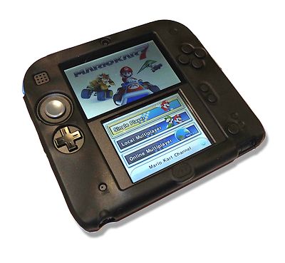 Black Silicone Gel Cover Case for Nintendo 2DS Console UK Seller | eBay