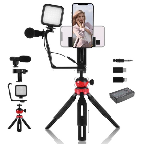 Vlogging Kit for iPhone Android: YouTube Starter Kits Vlog Video Recording Eq... 680306914081| eBay