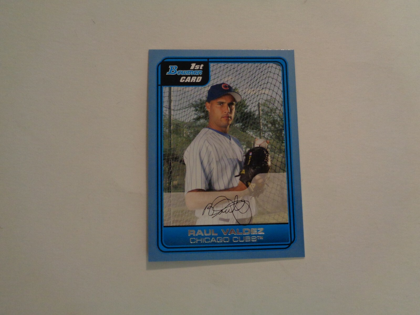 2006 Topps Bowman Blue Raul Valdez Card #B90 Serial #294/500 | eBay
