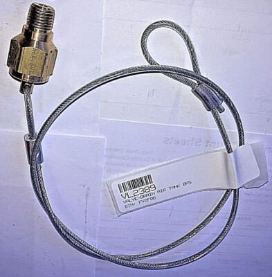 Paccar Kenworth Air Tank Brass Drain Valve | VL2389 | Genuine