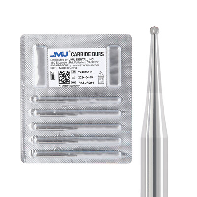 5 Carbide Burs Surgical Bur Latch 2.35mm RA SURG 1 2 4 6 for Low Speed ...