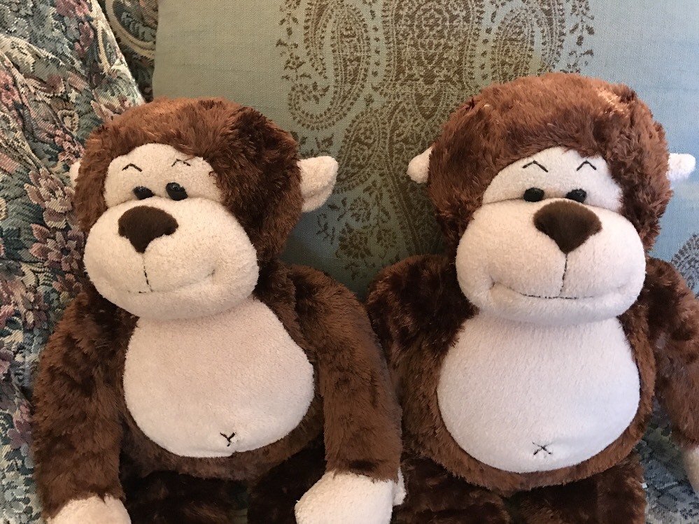Lot of 2 plush Brown Monkeys Monkey DANIELLE Best Friend Build-a-Bear ...
