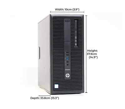 HP EliteDesk 800 G2 Tower Intel i7-6700 3.4GHz 8GB RAM 256GB SSD WiFi ...