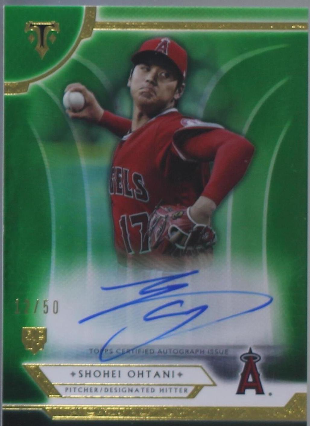 2018 Topps Triple Threads - Rookie Autographs Shohei Ohtani #RA-SO ...