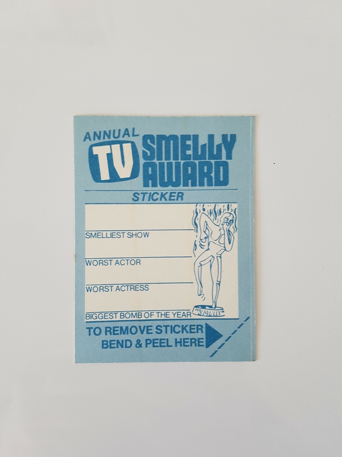 TV Smelly Awards 1980 Fleer ~ #1 to 64 ~ You Pick / Choose | eBay
