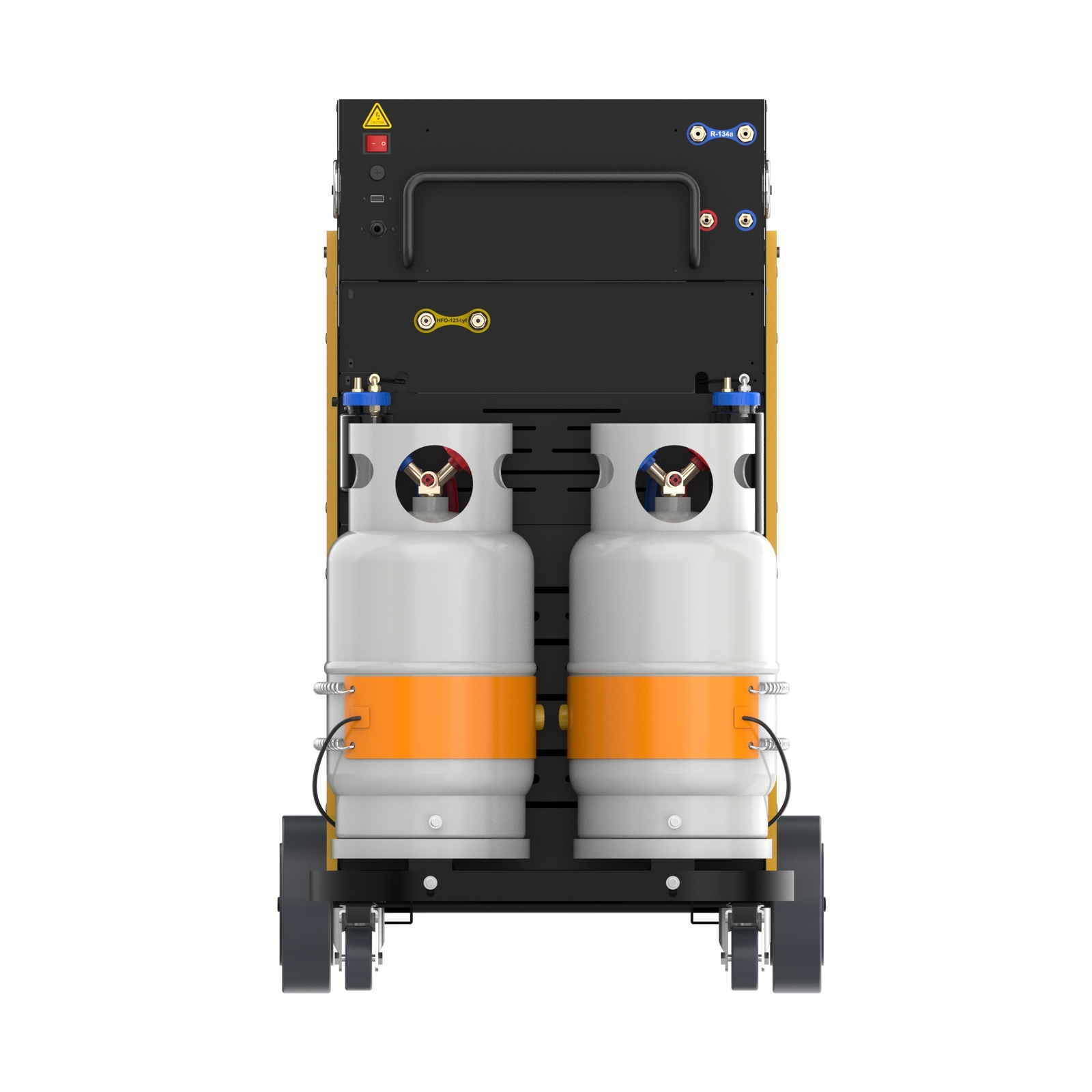 Refrigerant Recovery Machine HVAC Dual System AC Vacuum Recharge ...