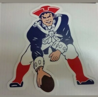 New England Patriots HUGE Retro Logo Truck Car Window Die Cut Decal ...