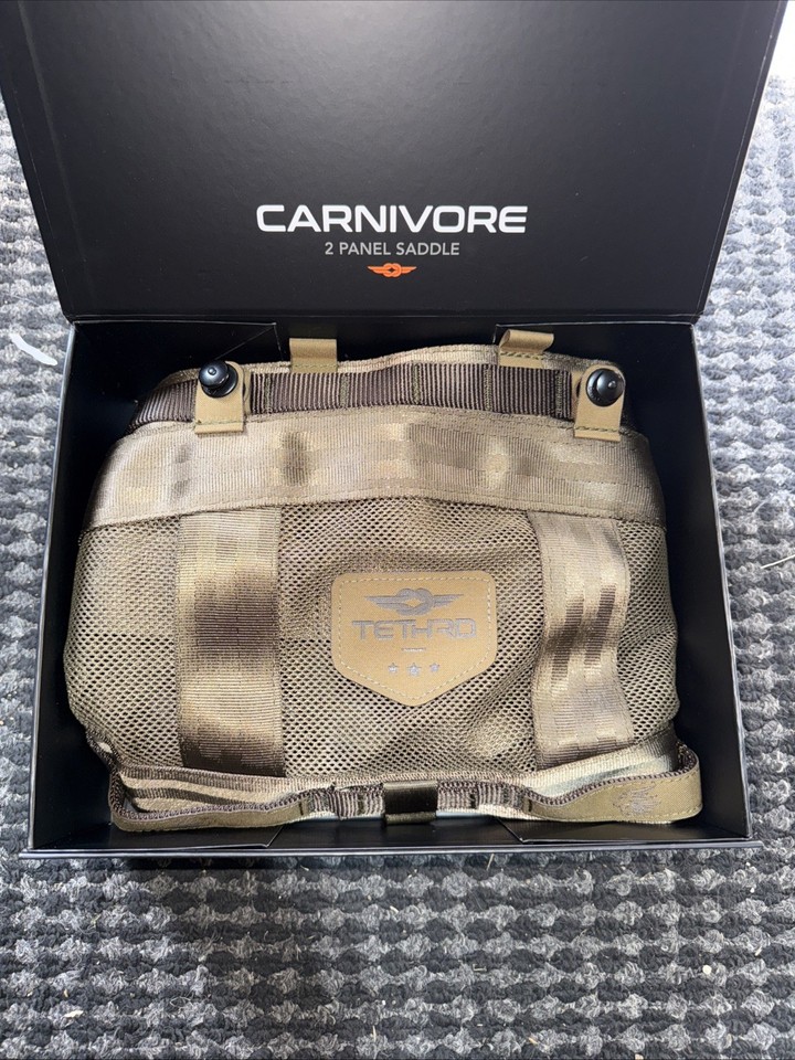 Tethrd Carnivore Two Panel Saddle Size Regular New | eBay