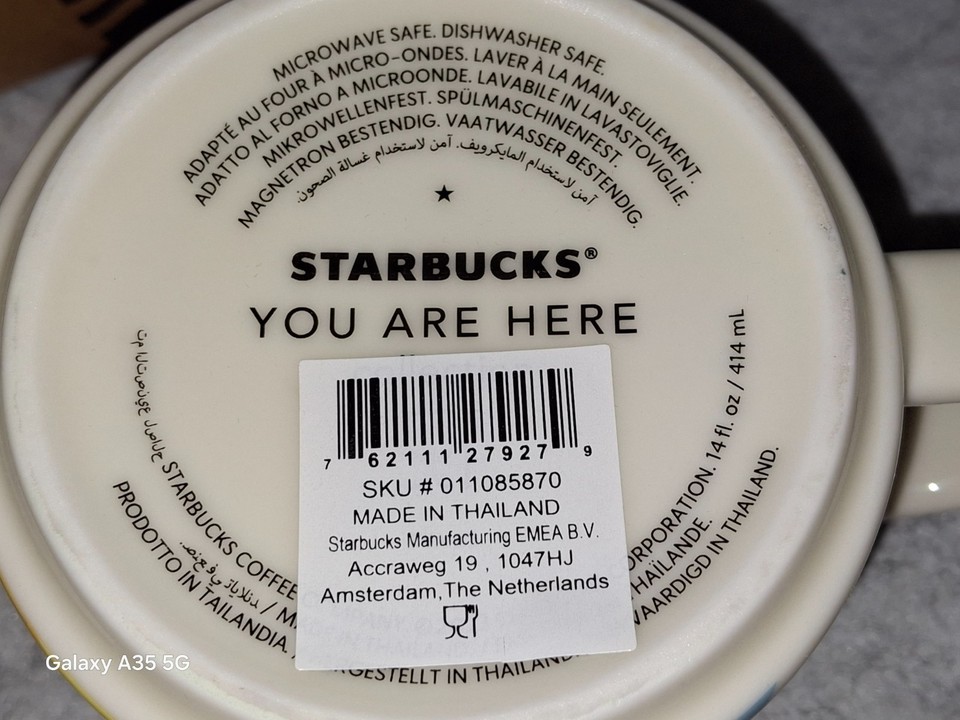 Starbucks JORDAN 'You Are Here Collection Series' Coffee Mug - Brand ...