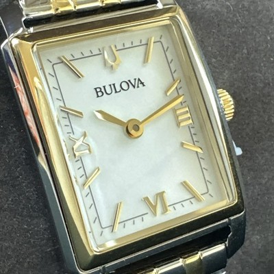 Bulova Women's Sutton Classic Quartz Silver Stainless Steel Watch 21 MM ...