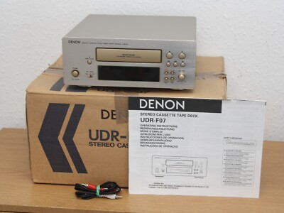 Denon UDR-F07 Stereo Cassette Deck Component System Champagne Gold ...