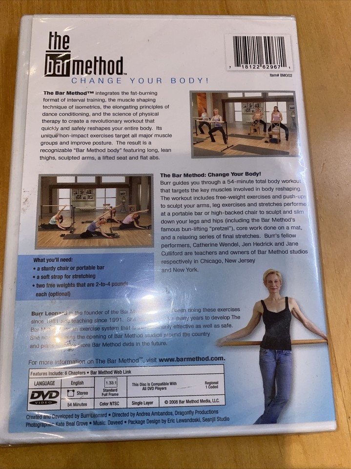 The Bar Method Change Your Body DVD Burr Leonard No Bar Needed | eBay