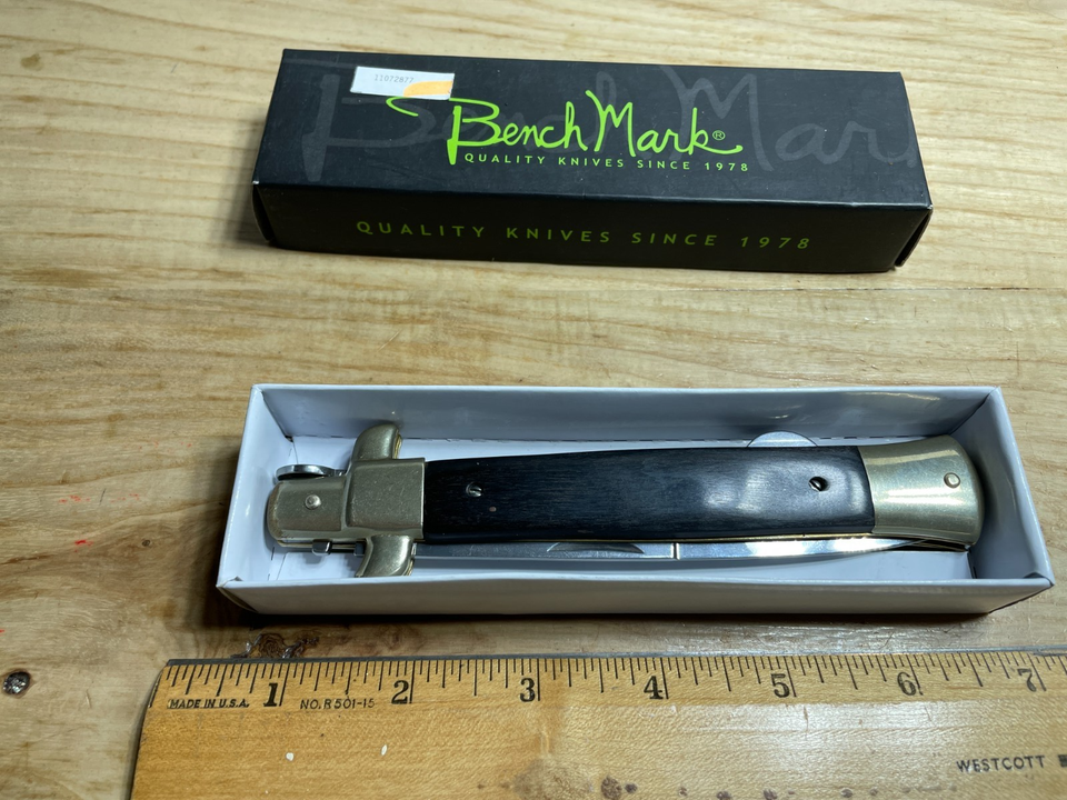 Benchmark Folding Pocket Knife New Large Stiletto BMK035 | eBay