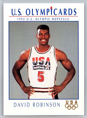 1992 Impel Olympicards #16 David Robinson Dream Team HOF | eBay