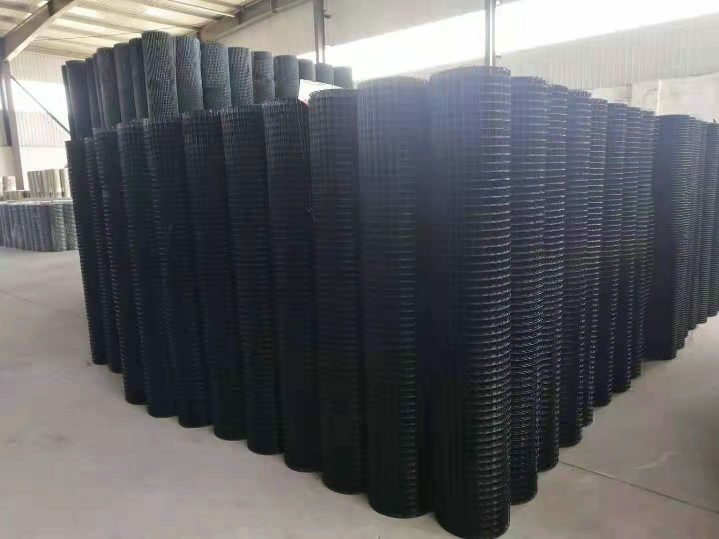 Dog Fence 30m Roll 1.2m H Black Welded Boundary Graduated Pet Fencing ...