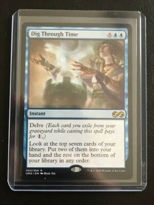 Dig Through Time Ultimate Masters MTG NM/M Near Mint Unplayed | eBay