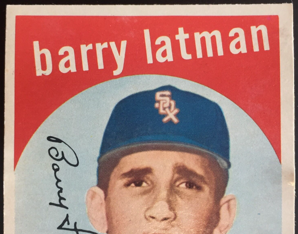 1959 Topps #477 BARRY LATMAN Chicago White Sox MLB baseball card EX+ | eBay
