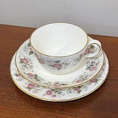 Royal Minton Spring Bouquet / Cup & Saucer, Bread Plate 3 PCS | eBay
