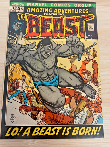 Amazing Adventures #11 Marvel Comics 1972 Beast origin and 1st ...