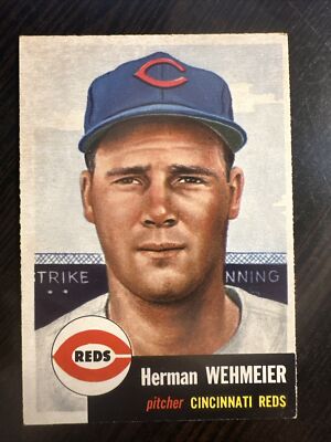 1953 TOPPS HERMAN WEHMEIER CARD #110 VG-EX OR BETTER *Hot Corner ...