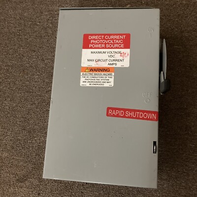 Eaton NNB DG222URB Safety Switch General Duty 2P 60A 240V 50/60Hz Non ...
