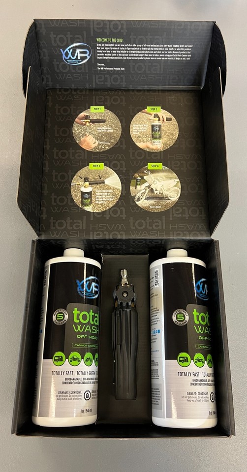 Total Wash Off-Road Cannon Kit WR Performance MX ATV UTV Soap Cleaner ...