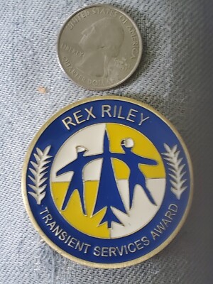 REX RILEY TRANSIENT SERVICE AWARD Dover AFB RARE Challenge Coin | eBay
