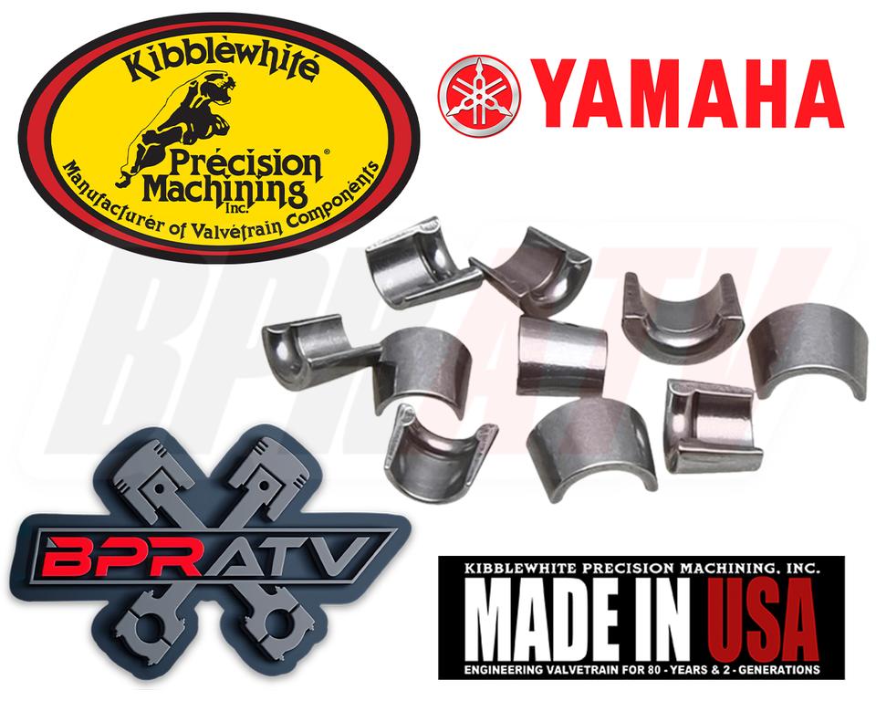 YFZ450 YFZ 450 KIBBLEWHITE +1mm Intake Valves Exhaust Valve Ti Spring ...