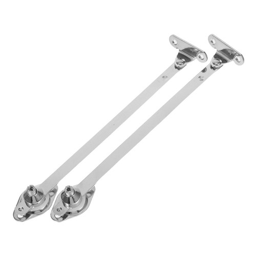 2 Pcs Zinc Alloy Heavy Duty Cabinet Door Support Hinges Drop Down Cover ...