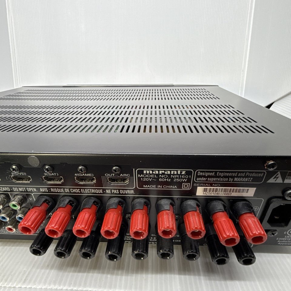 Marantz NR1601 7.1 Chanel AV Surround Amp Receiver - TESTED! / No ...