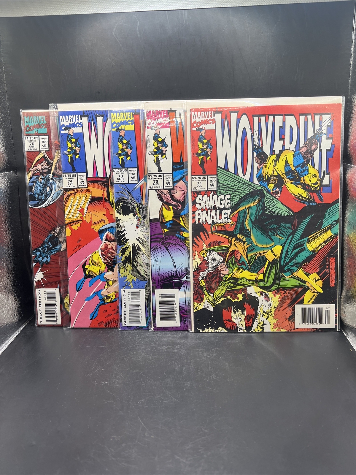 Marvel Comics Wolverine 1st Series Issue #s 71 72 73 74 & 76. Lot Of 5 ...