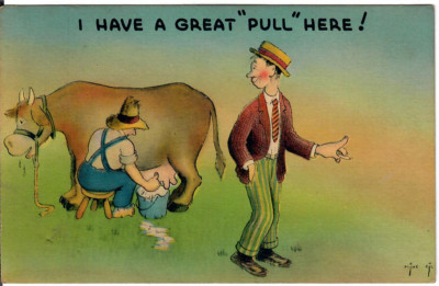 Vintage I HAVE a GREAT "PULL" HERE! Postcard, Litho, Unposted Made in ...