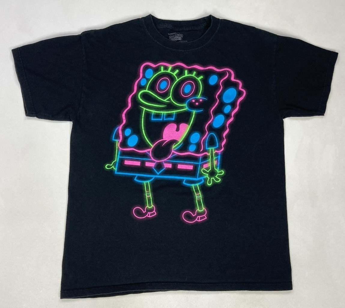 Nickelodeon Spongebob Squarepants Neon Graphic T-shir… - Gem