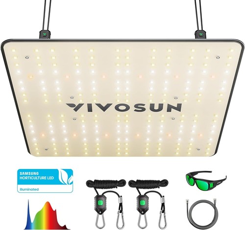VIVOSUN VS1000 LED Grow Light with Samsung LM301 Diodes & Sosen Driver ...