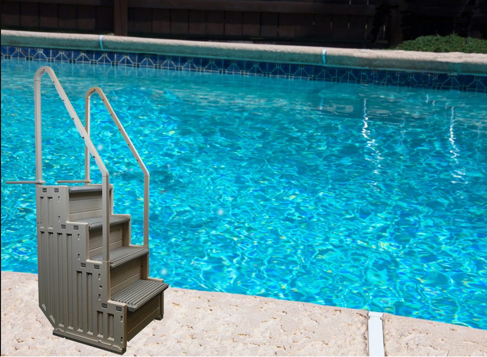 Confer STEP-1XG Above Ground Swimming Pool Steps Entry System (Choose ...