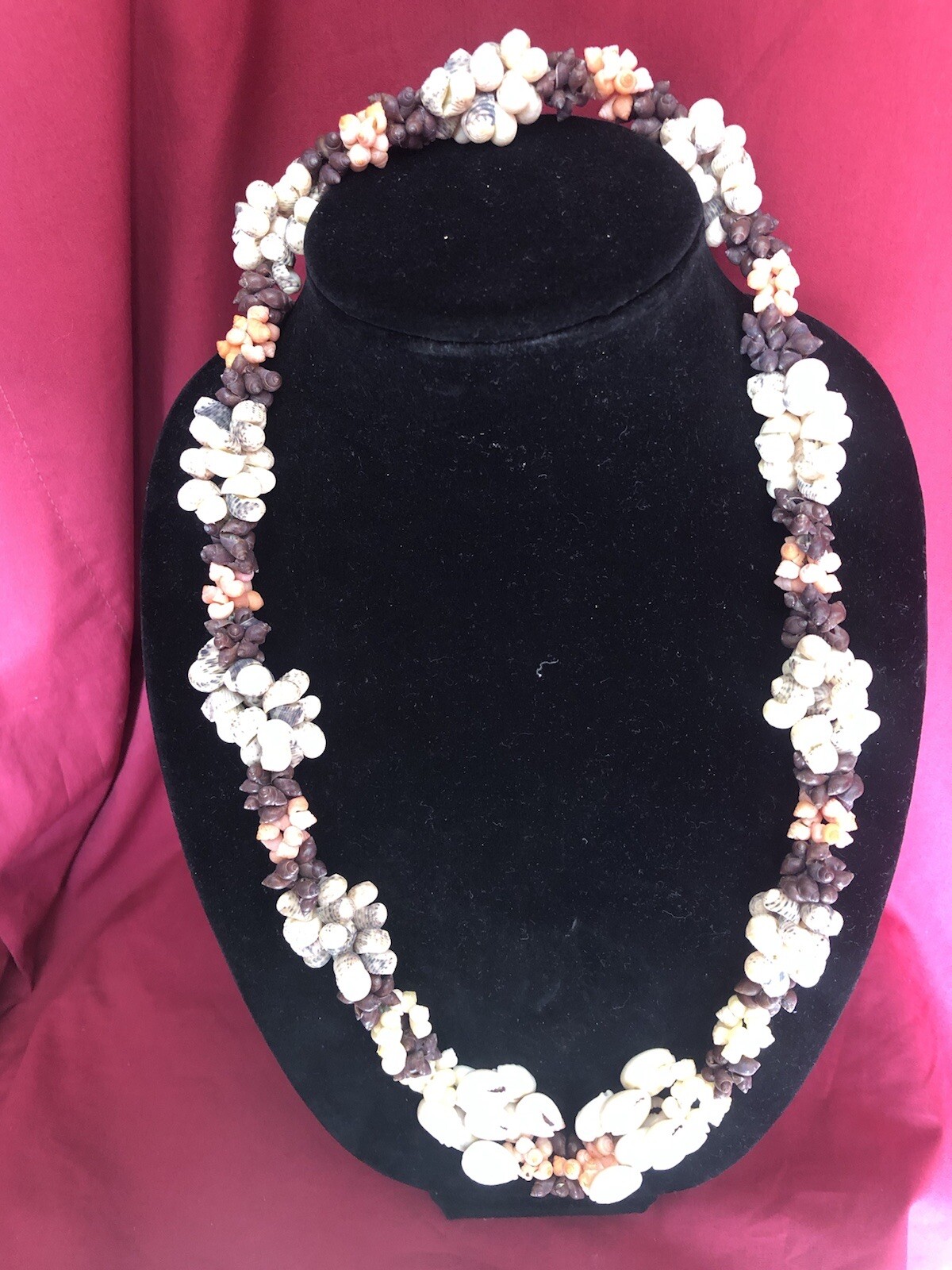 Tahiti, Tahitian Snail Shell-Pupu Lei 26” long Vintage | eBay