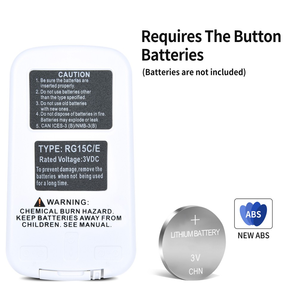 Remote Control For Toshiba Window Air Conditioner RG15C/E RG15CE | eBay