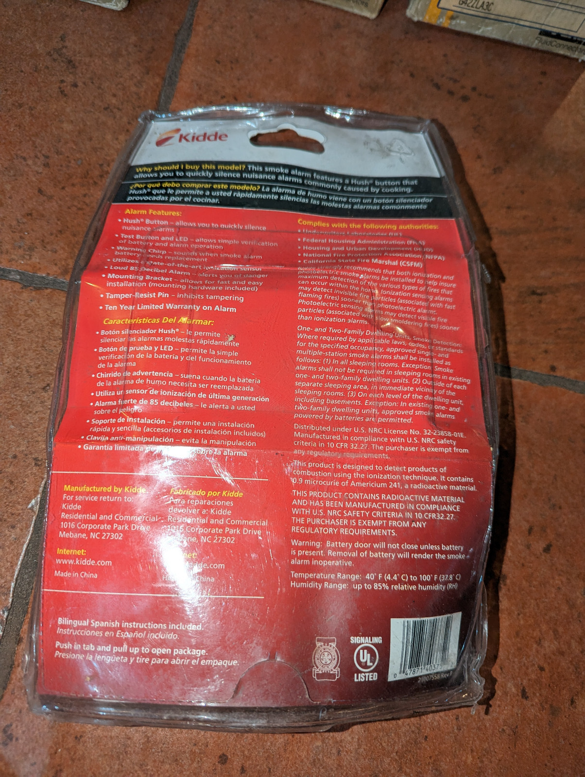 Kidde Quiets Nuisance Smoke Alarm #i9060 NEW UNKNOWN DATE | eBay