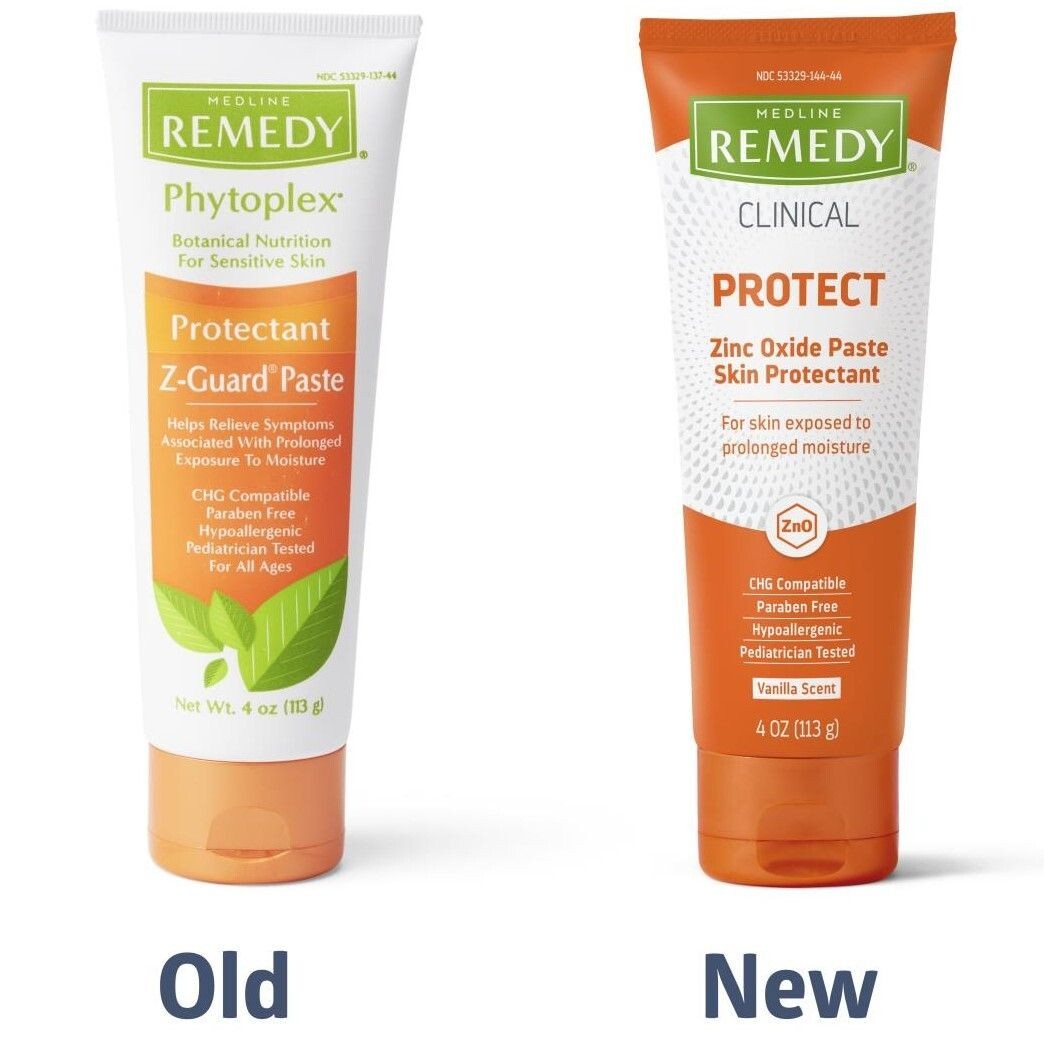 Medline Remedy Phytoplex Z-Guard Skin Protectant Paste, 4oz Tube | eBay