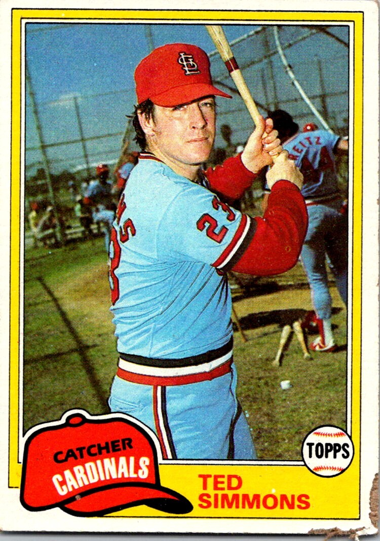 1981 Topps Ted Simmons St. Louis Cardinals #705 | eBay