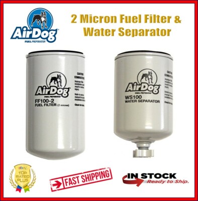AirDog Pureflow 2 Micron Fuel Filter + Water Separator FF100-2 / WS100 ...
