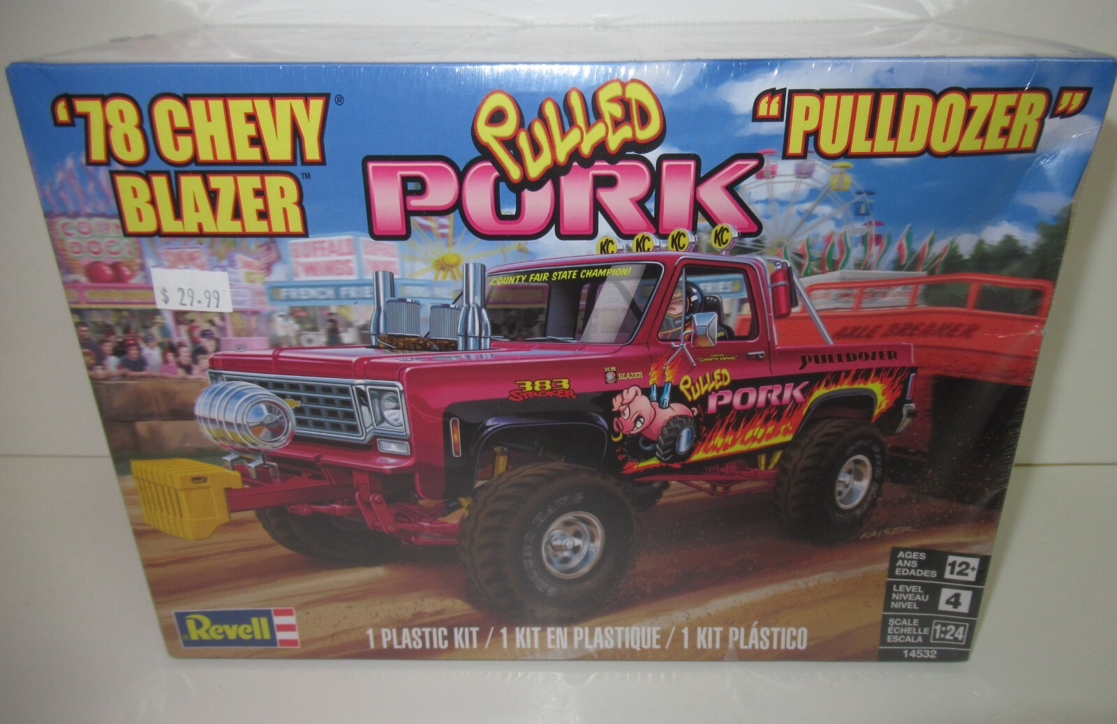 Revell 1978 Chevy Blazer Pulldozer 1/24 Plastic Model Kit – 14532 for ...