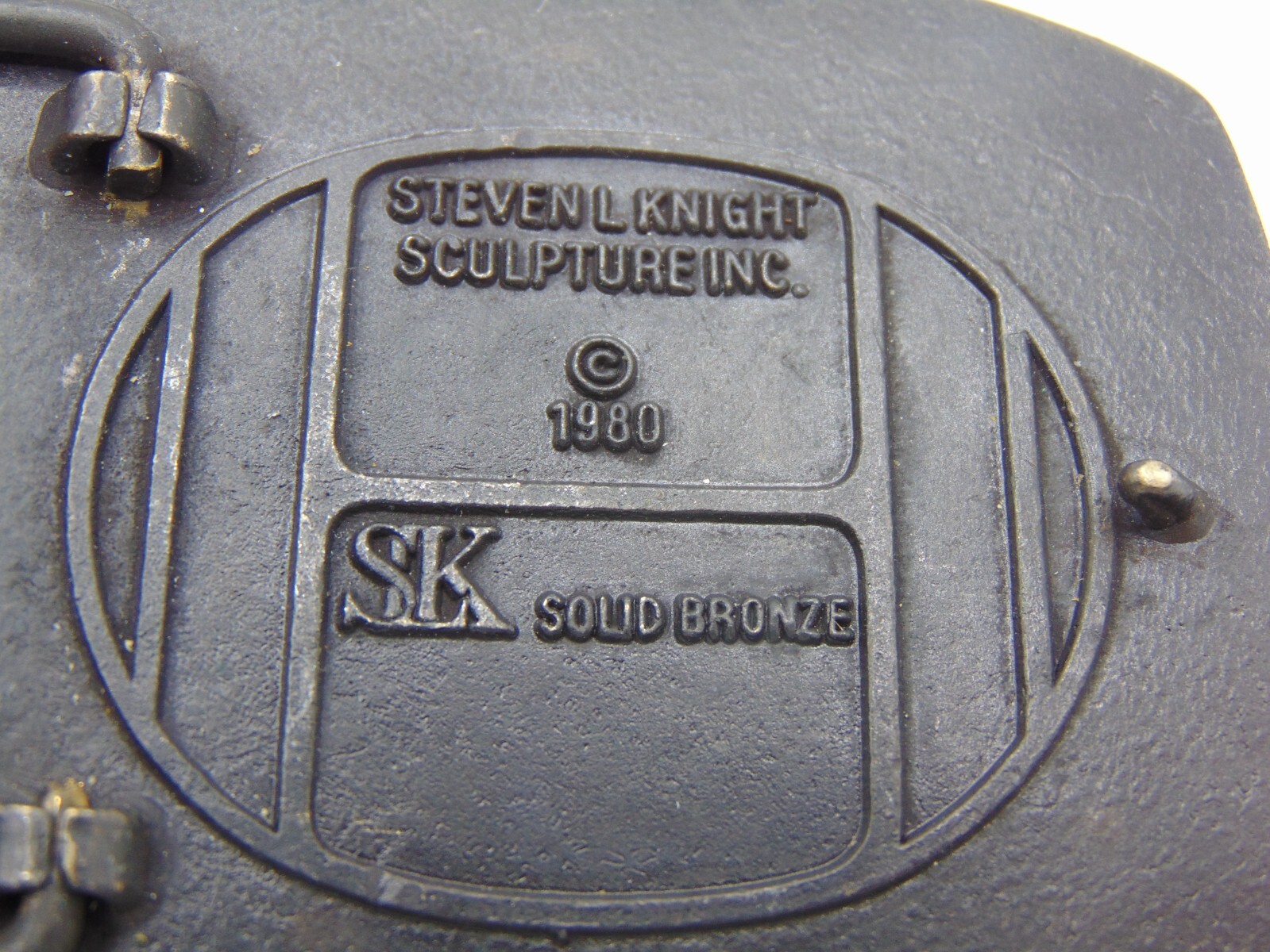 1980 STEVEN L KNIGHT SCULPTURE BASS FISH FISHERMANS B… - Gem