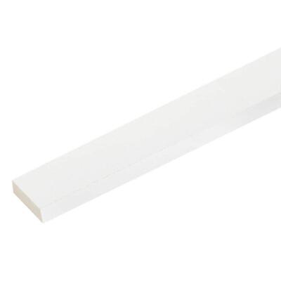 Veranda PVC Trim Board White Finished 3/4" x 2-1/2" x 8ft Fire ...